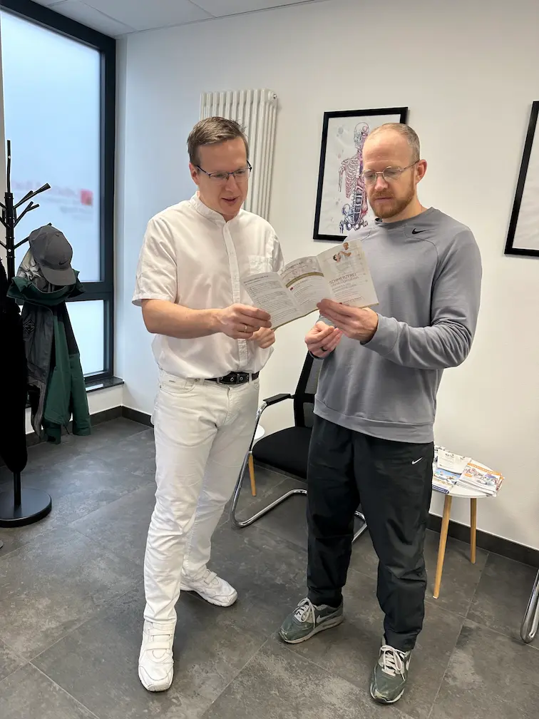 Liebscher & Bracht-Therapie | Julian Prange | Termin Auswahl